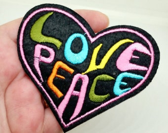Peace sign patch | Etsy