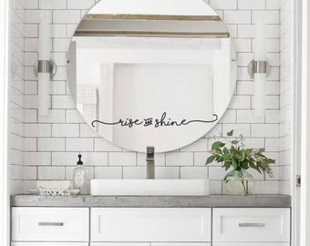Mirror decal | Etsy