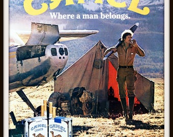 Camel cigarette ad | Etsy