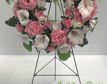 Cemetery wreath | Etsy