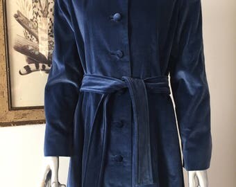 Long velvet coat | Etsy