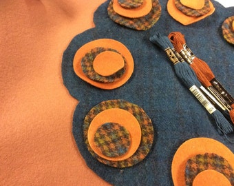 Penny rug kit | Etsy