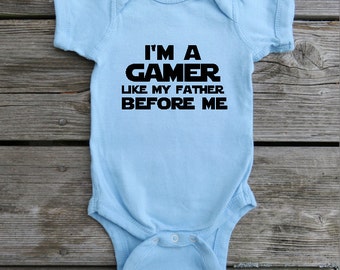 Funny Gamer Onesie Newborn Video Game Onsie Player 3 Has