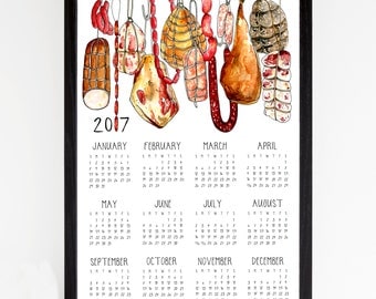 Butcher Diagram Beef detailed cuts of beef poster Use