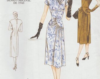 Draped dress pattern | Etsy