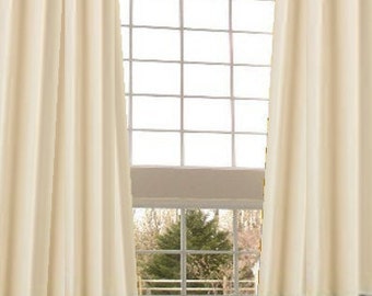 Color block curtains | Etsy