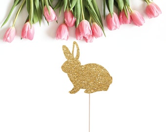 Bunny cake topper | Etsy