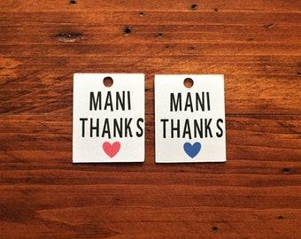 Mani thanks | Etsy