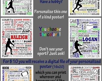 Basketball word art | Etsy