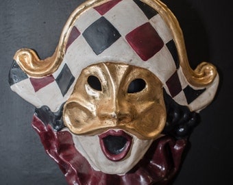 Harlequin mask | Etsy