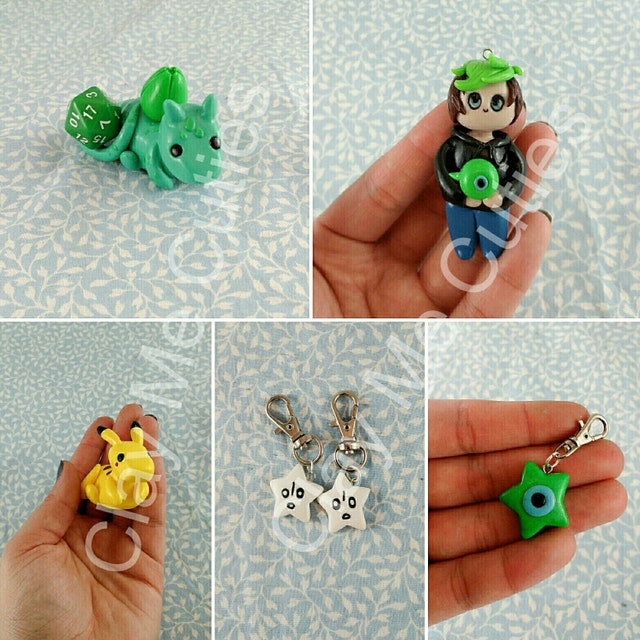 Polymer Clay fantasy and gaming figurines. by ClayMeCuties on Etsy