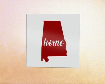 Alabama car decal | Etsy