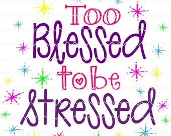 Too blessed | Etsy