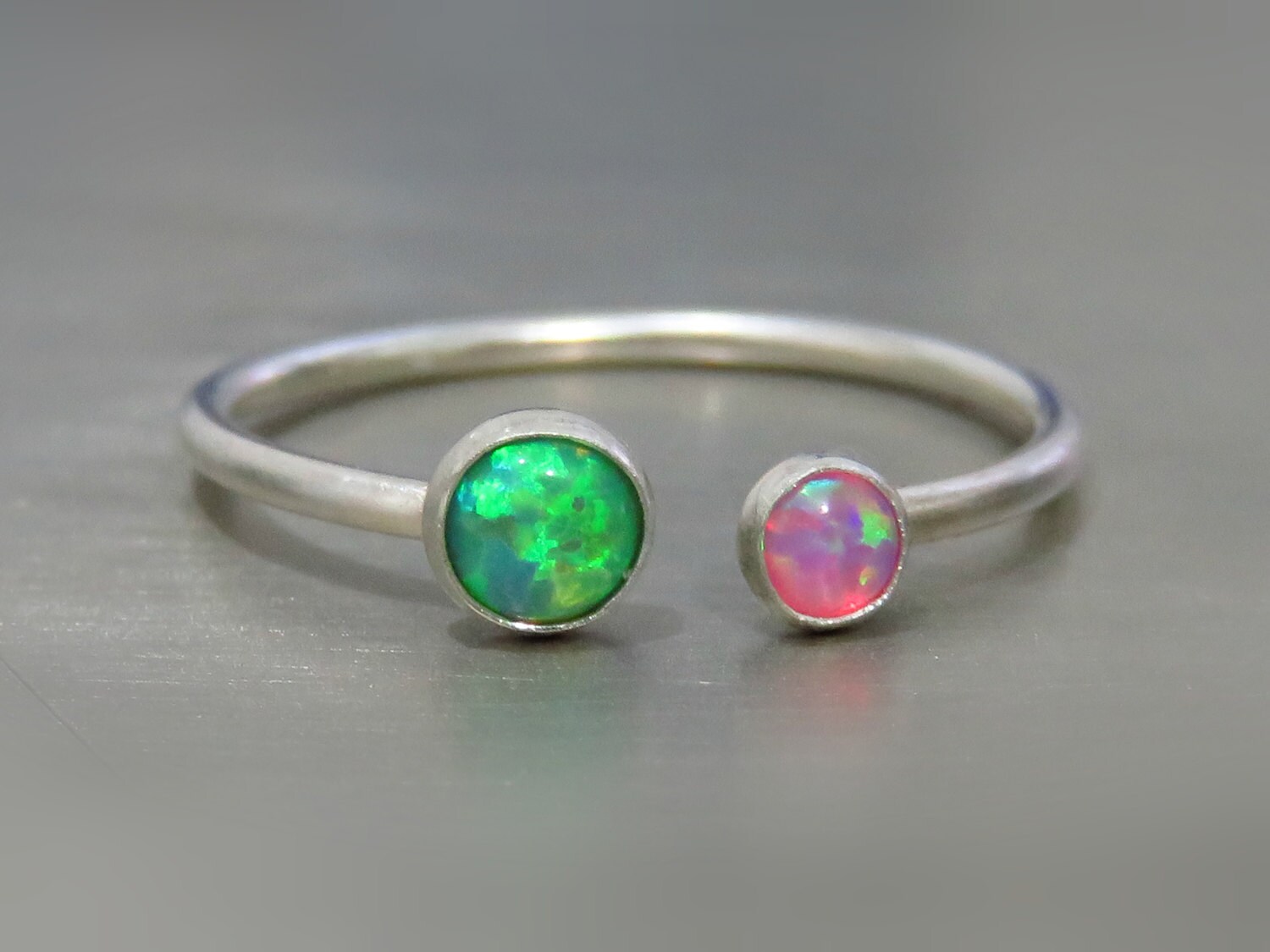 opal rings for women opal ring sterling silver dainty opal