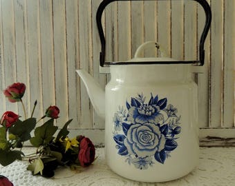 Enamel teapot | Etsy