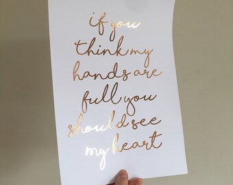 My hands are full | Etsy