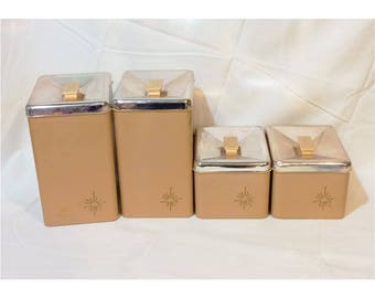 Vintage canister set | Etsy