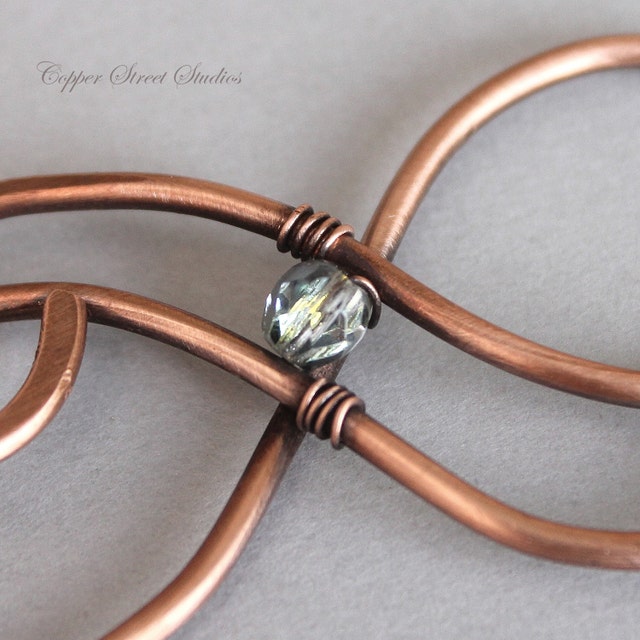 Unique and Unusual Copper Wire Hair by CopperStreetStudios on Etsy