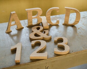 Rustic wood letters | Etsy