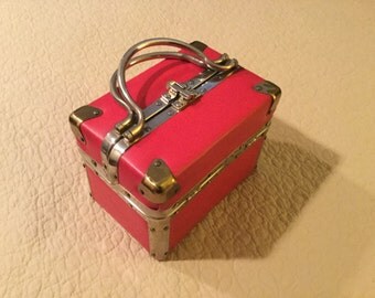 Leather train case | Etsy