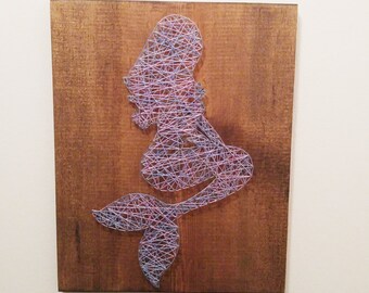 Mermaid string art | Etsy