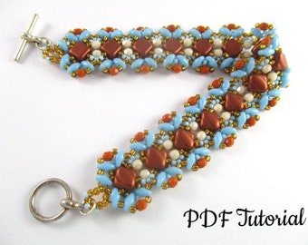 Superduo bracelet | Etsy