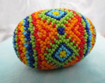 Beaded easter egg | Etsy