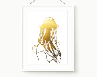 Jellyfish poster | Etsy