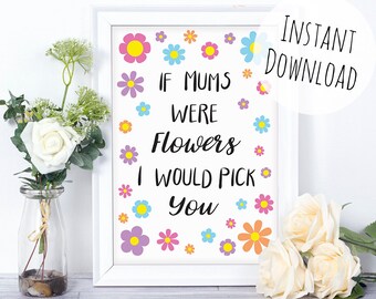 If moms were flowers | Etsy