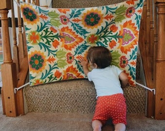 Fabric baby gate | Etsy