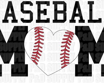 Baseball mom svg | Etsy