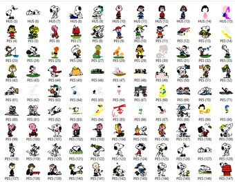 Snoopy embroidery | Etsy