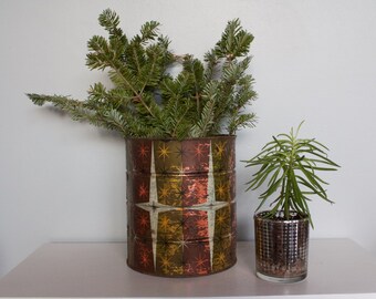 Tin vase | Etsy