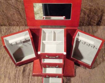 Wooden jewelry box | Etsy