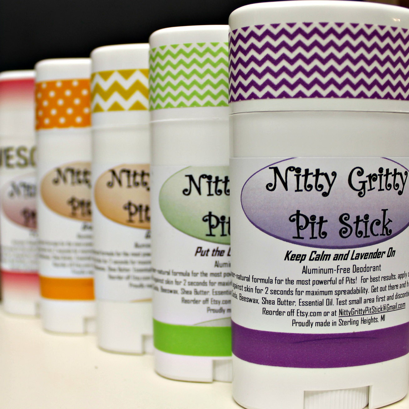 Nitty Gritty Pit Stick Natural Deodorant by NittyGrittyPitStick