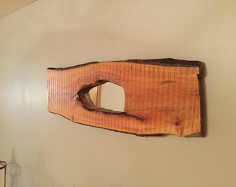 Live edge mirror | Etsy