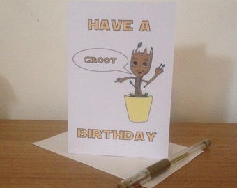 I am groot birthday | Etsy