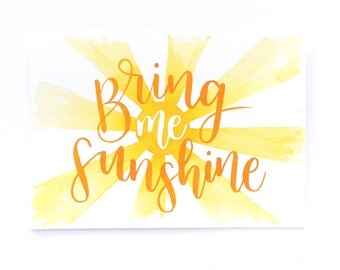 Bring sunshine | Etsy