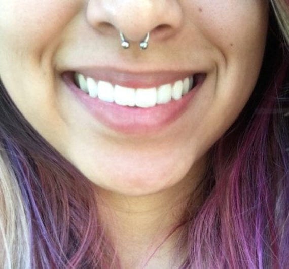 Septum Ring 18g 16g 14g 12g 8mm 5 16 High