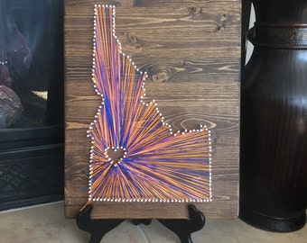 Two state string art | Etsy