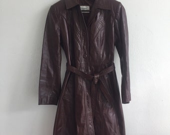 Red trench coat | Etsy