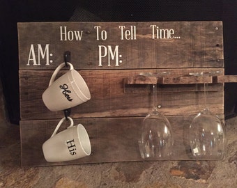 Am pm sign | Etsy