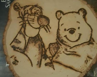 Bear wood burning | Etsy