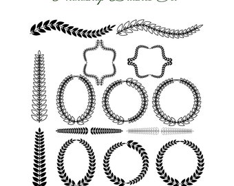 Laurel wreath frame | Etsy