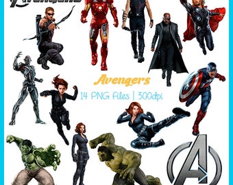 Avengers clipart | Etsy