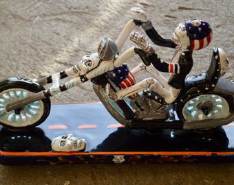 Ceramic motorcycle | Etsy