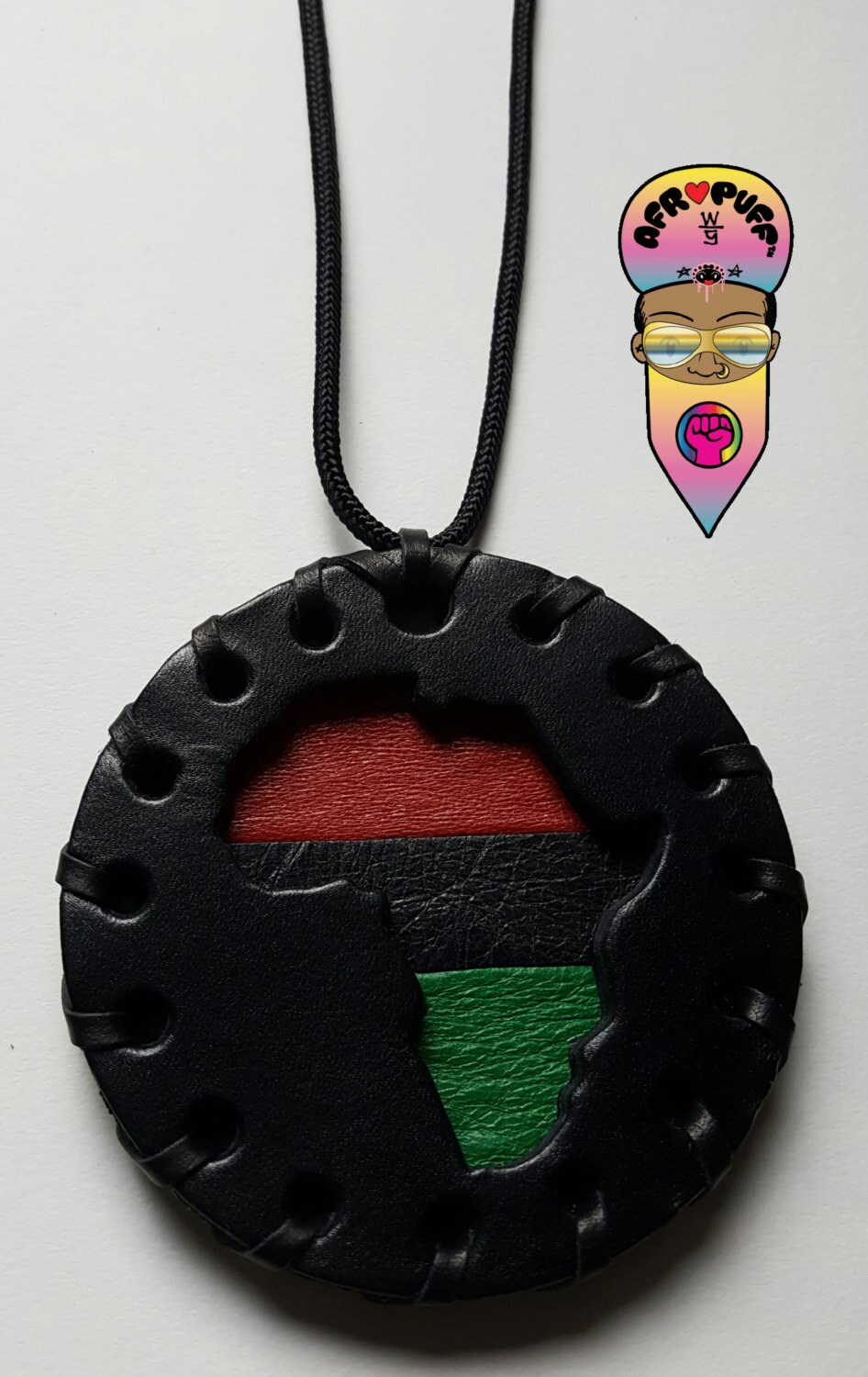 Classic Old School Pan African Medallion Small