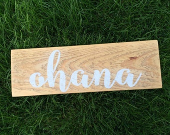 Ohana sign | Etsy