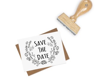 Save the date stamp | Etsy