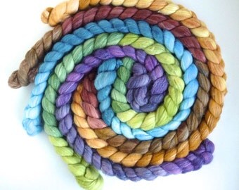 Wool Roving Spinning and Felting Fiber and Yarn by threewatersfarm